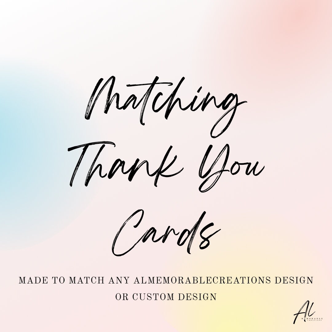 Matching Thank You Cards, Thank You Card, Printable Thank You Card ...