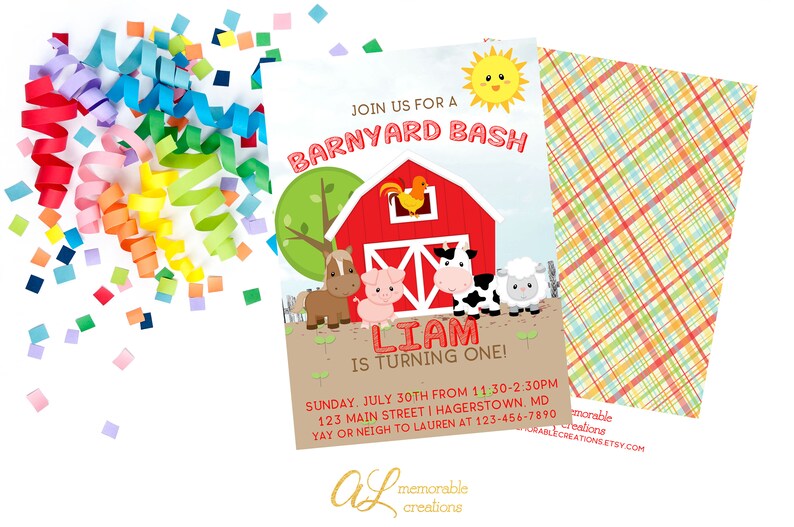 Farm Birthday Chalkboard, Barnyard Chalkboard, 2nd Birthday Poster ...