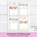 Starburst Valentine Cards, Kids Valentine Cards, Printable School ...