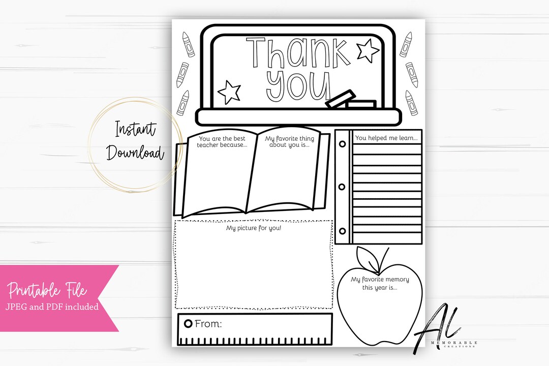 Teacher Appreciation Week Printable, Teacher Coloring Page, Teacher ...