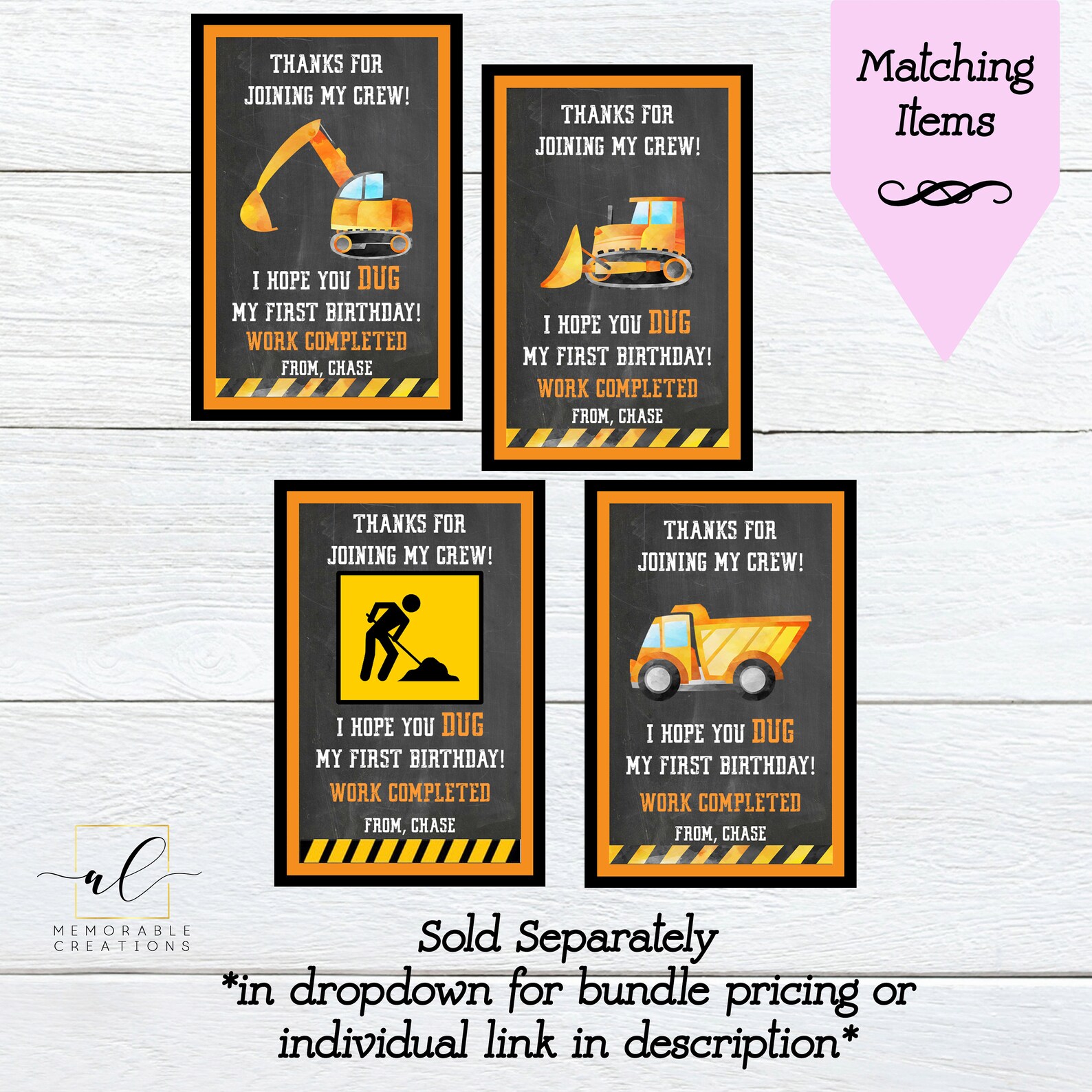 Construction Theme Birthday Chalkboard, Boy Birthday Chalkboard ...