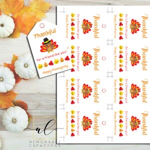 Kids Thanksgiving Tags, Thanksgiving Gift Tags, Thanksgiving Tags ...