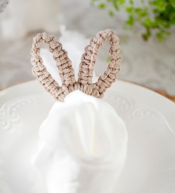 Easter Celebration Table Decor Cute Bunny Napkin Rings Bunny Ears Napkin Holders Springtime Dining Accessories Rabbit Napkin Charms Etsy