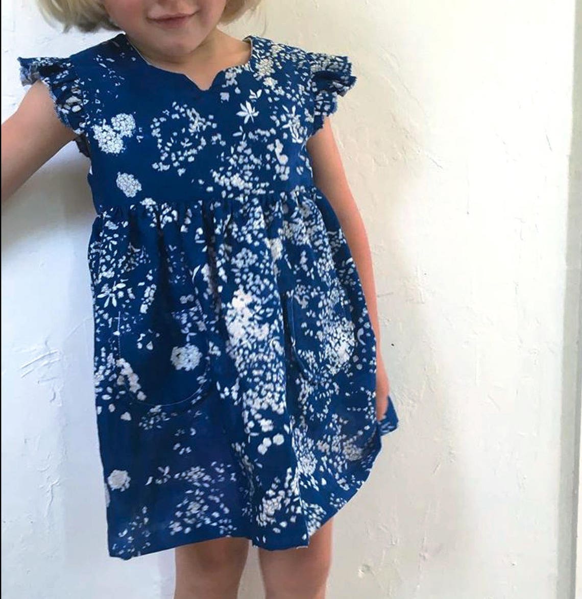 Geranium Dress Pattern Geranium Pattern Children's | Etsy