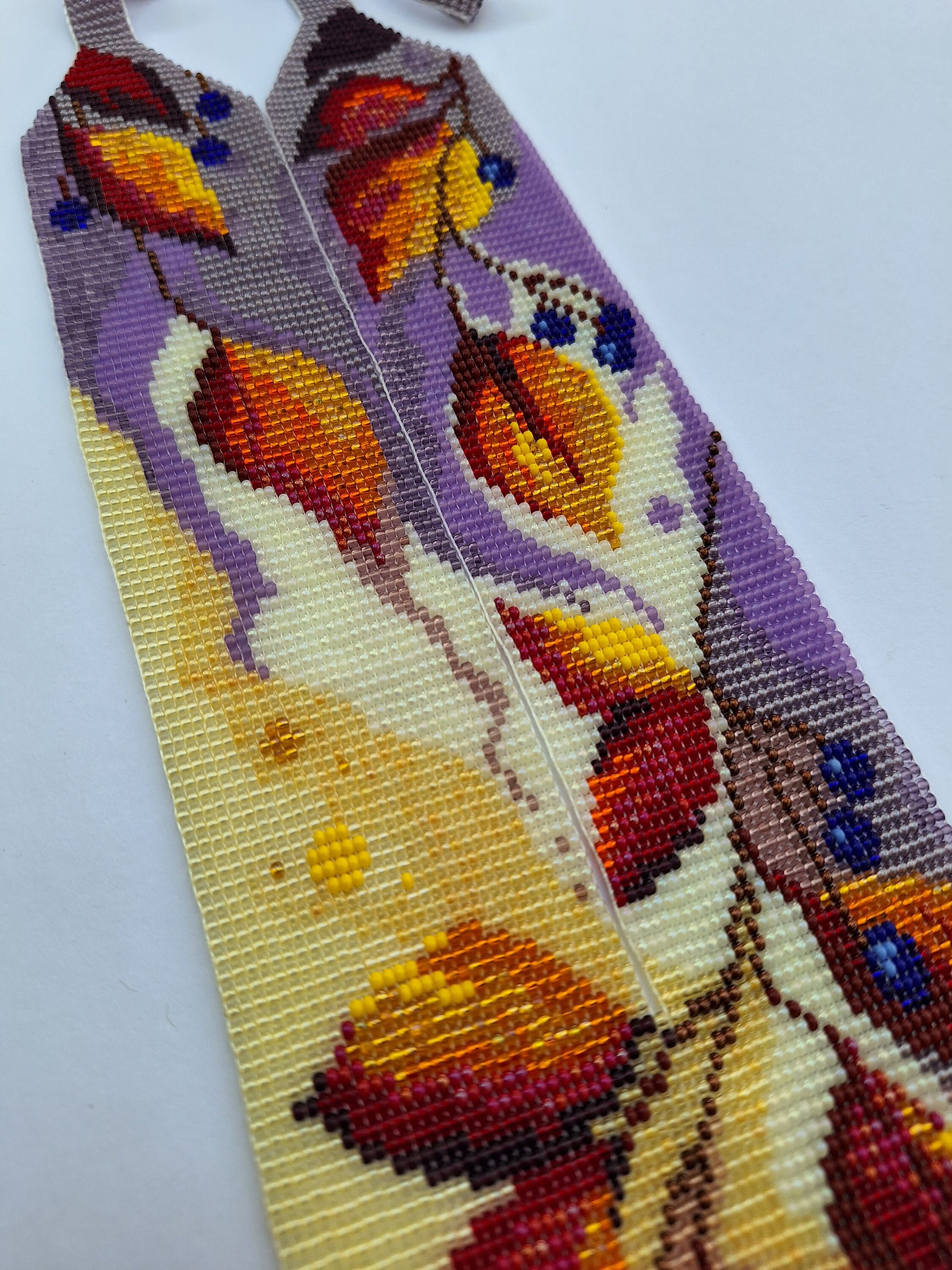 Gerdan Golden Autumn. Autumn. Yellow Leaves. Ukrainian Beads. Long ...