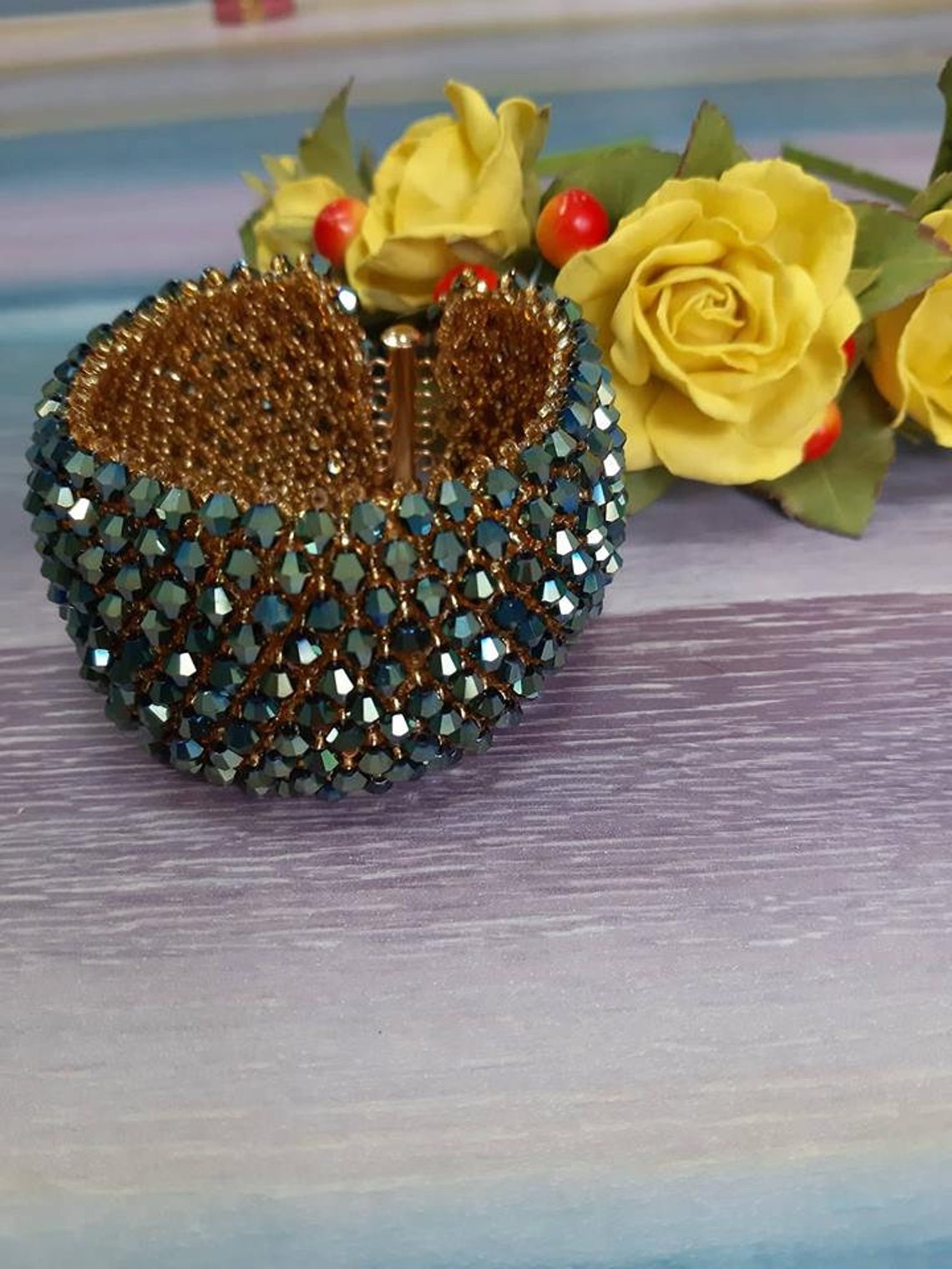 Women's Bracelet Wide Bracelet Crystal Bracelet Fine - Etsy