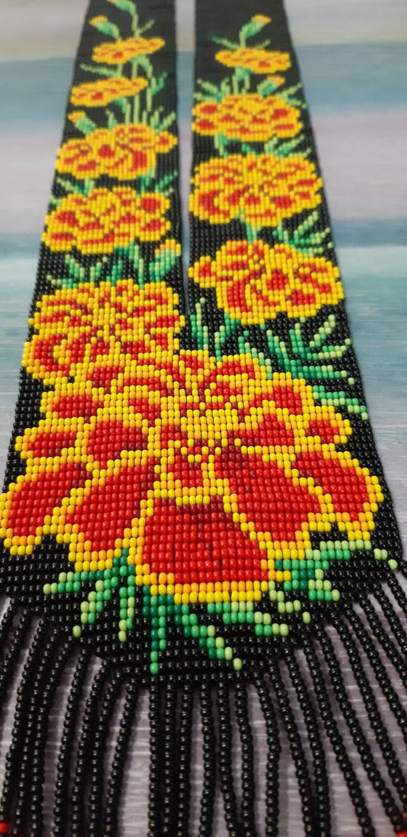 Gerdan From the Marigolds. Gerdan Ukrainian. Chernobryvtsy. Flowers ...