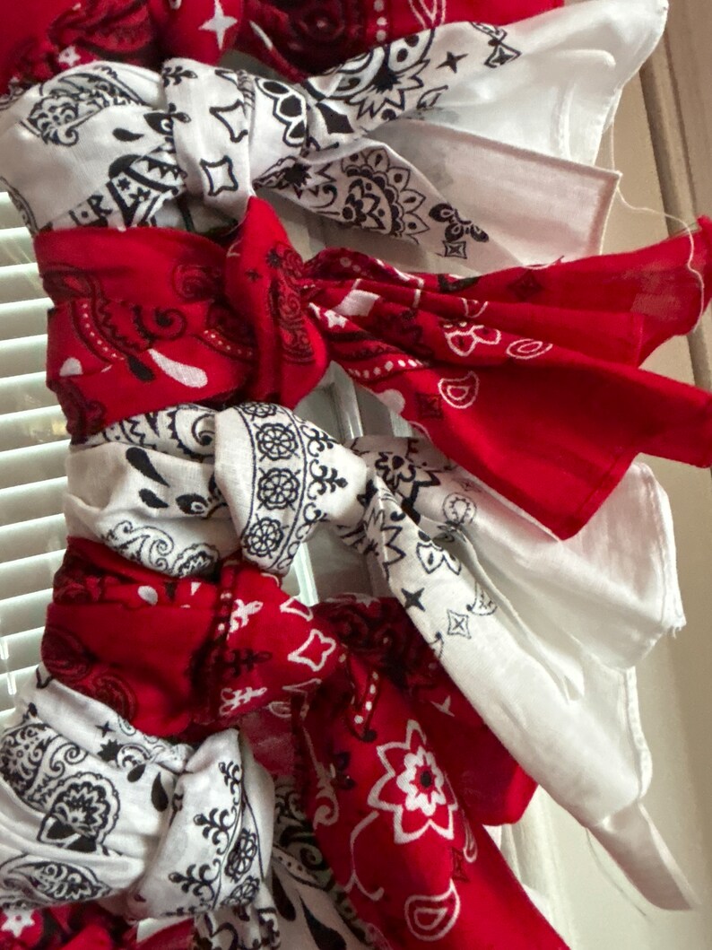 Bandana Wreath - Etsy