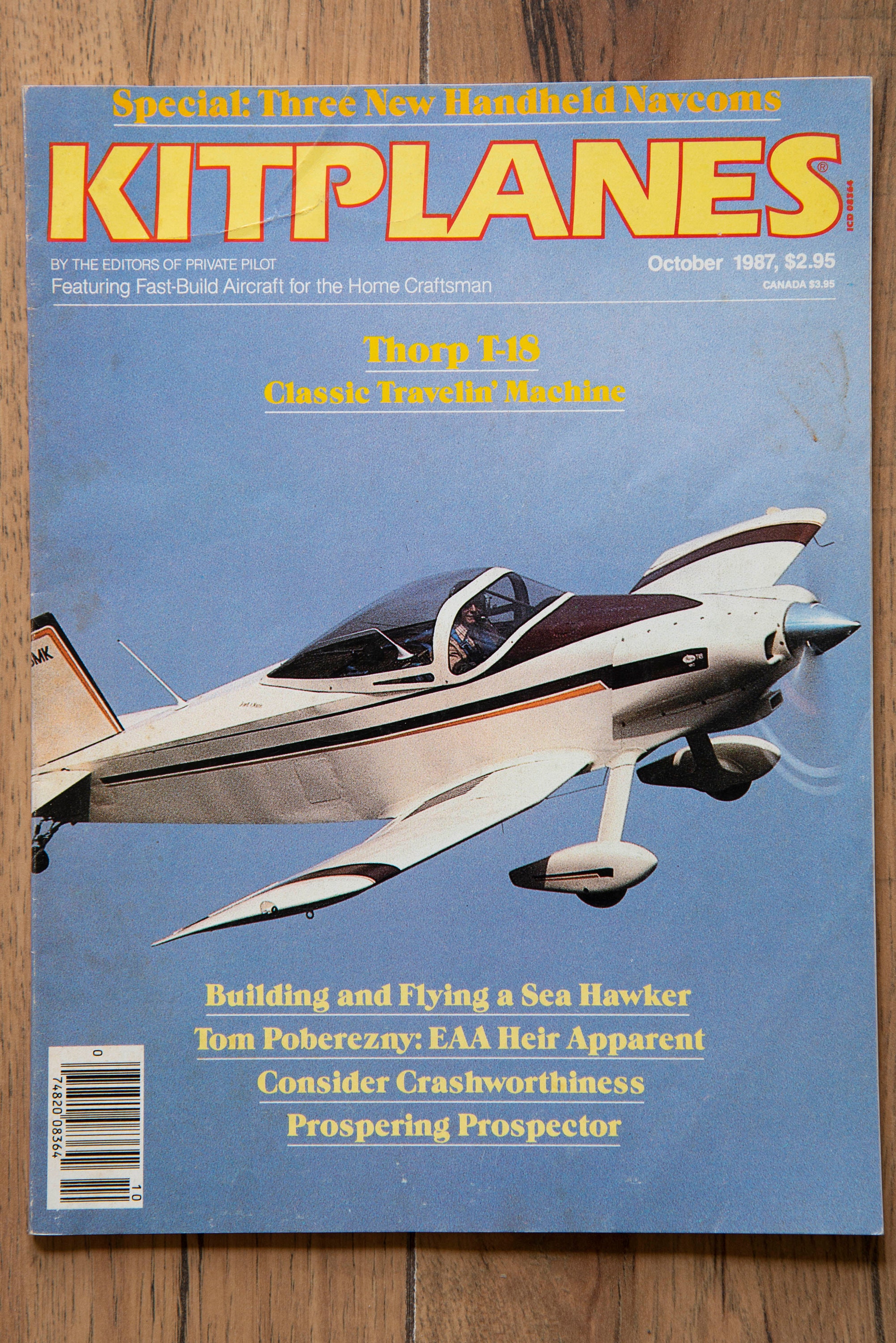 Vintage Kitplanes Magazines julio a diciembre de 1987 - Etsy España
