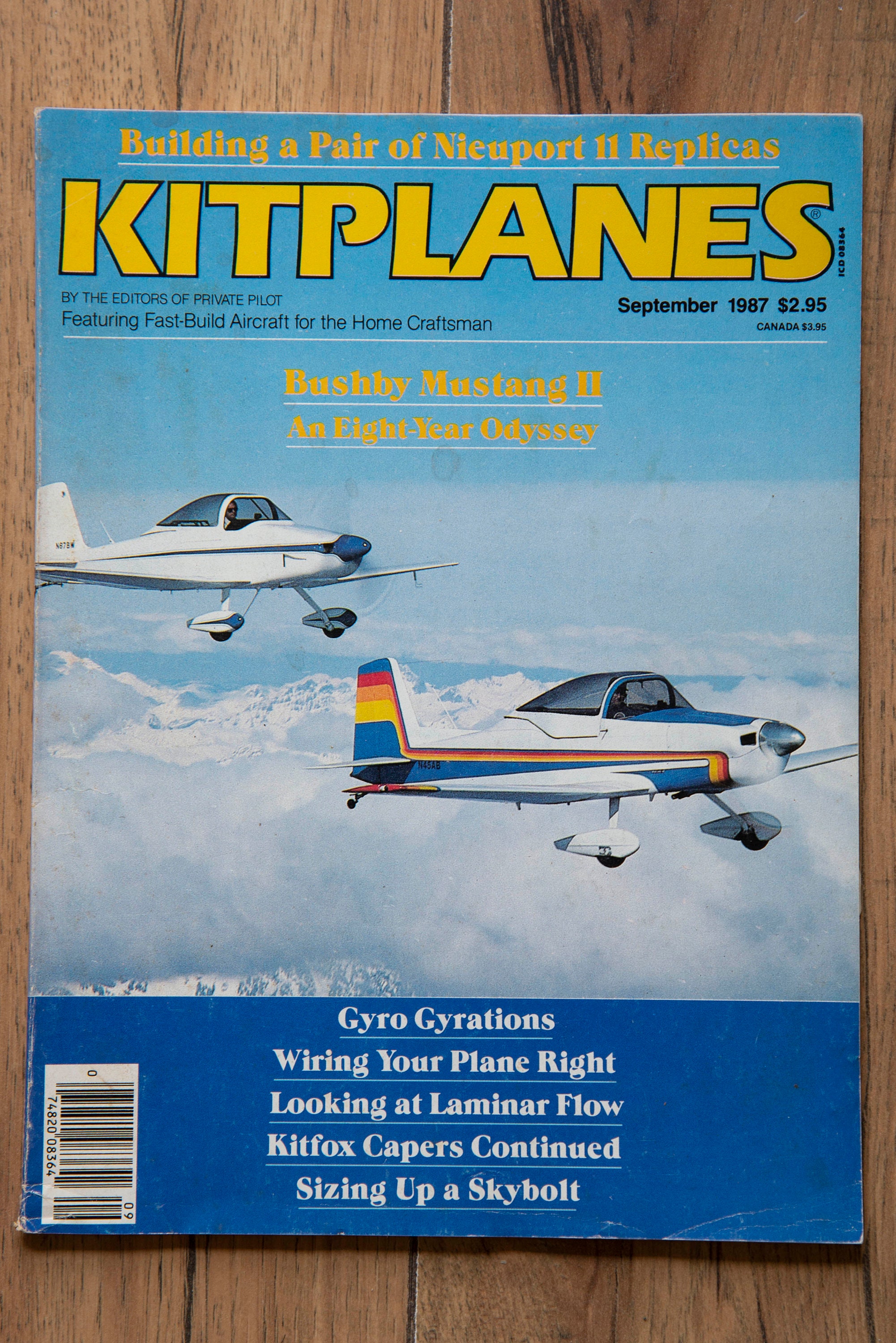 Vintage Kitplanes Magazines julio a diciembre de 1987 - Etsy España