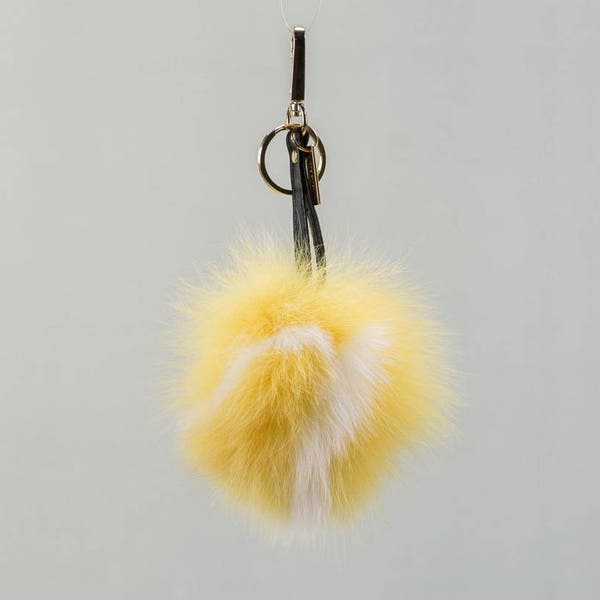 Fur Ball Keychain - Etsy