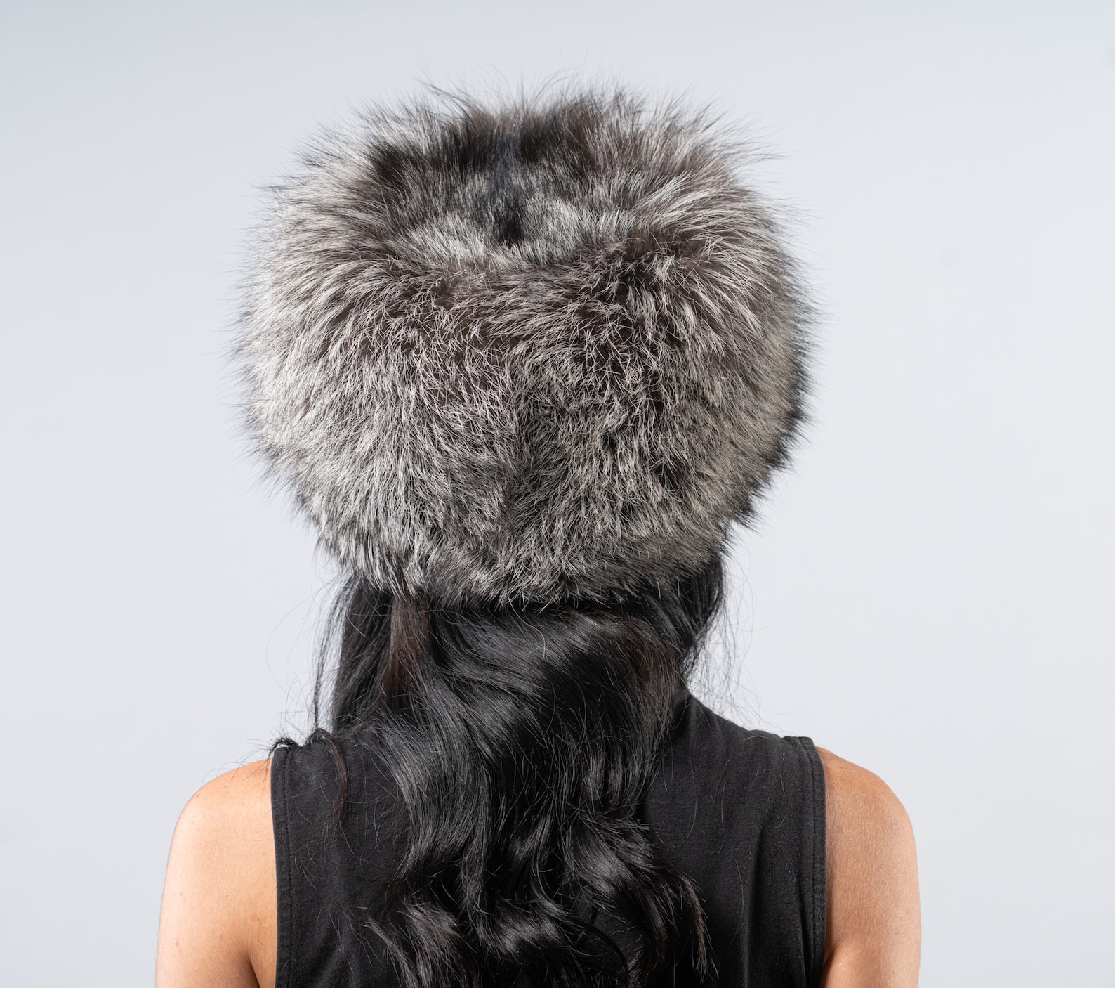 Silver Fox Fur Hat Cossack Hat Real Fox Fur Hat Ushanka - Etsy