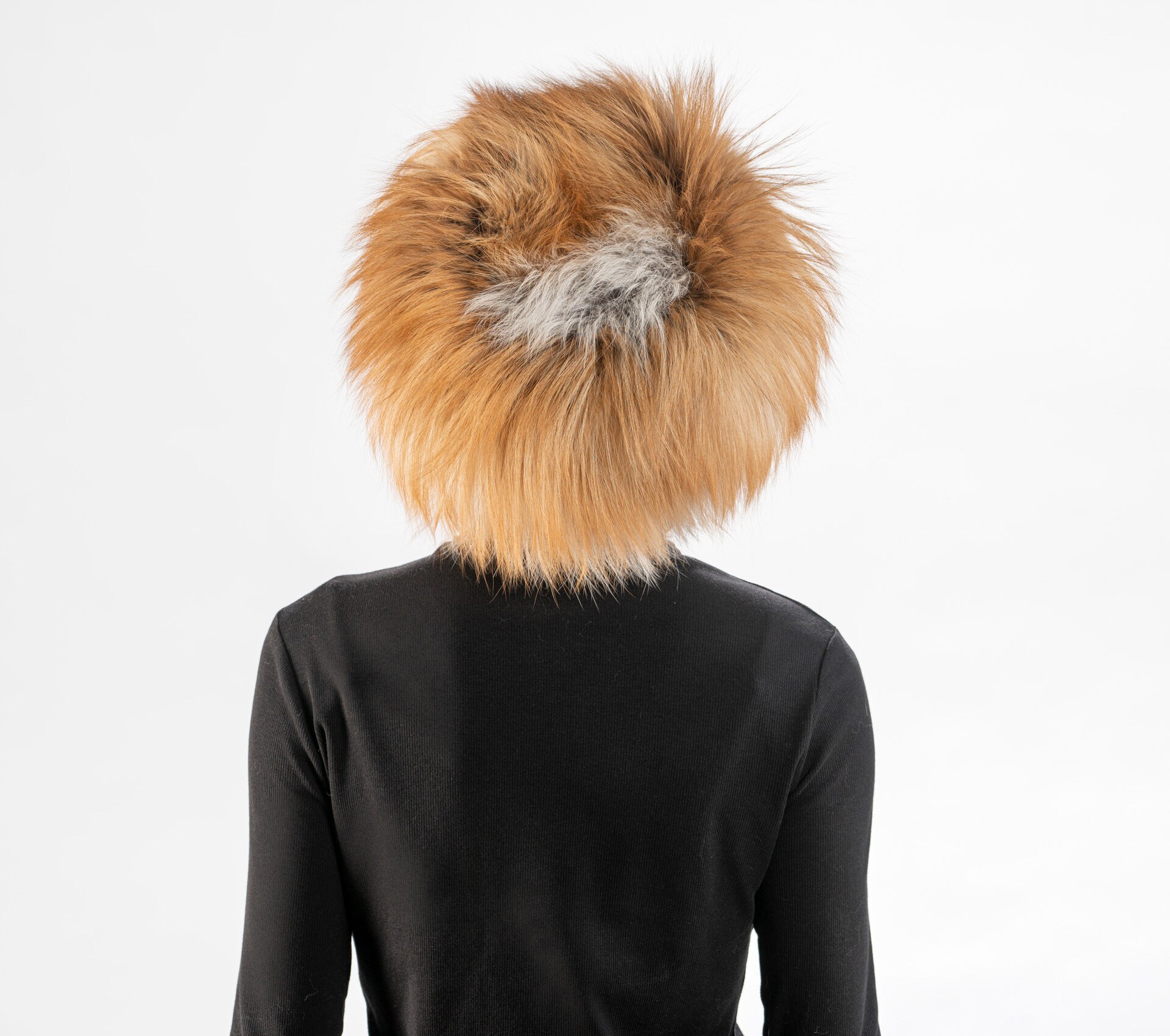 Red Fox Fur Hat, Cossack Hat, Real Fox Fur Hat, Ushanka, Russian Fur ...