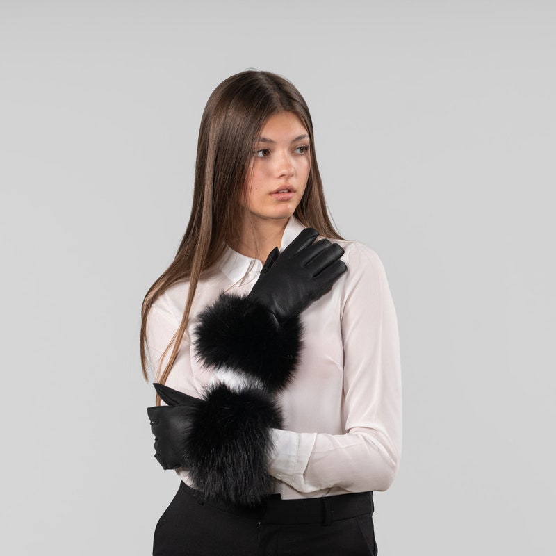 Sheepskin Hat and Gloves - Etsy