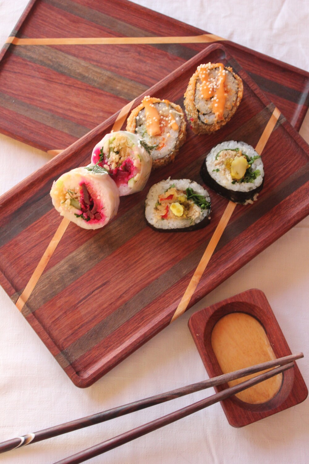 Sushi Set (wood) - Etsy