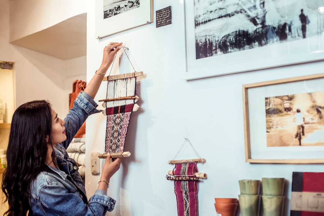 AWANA M AMARU Peruvian Wall Hanging Home Deco Loomwall - Etsy