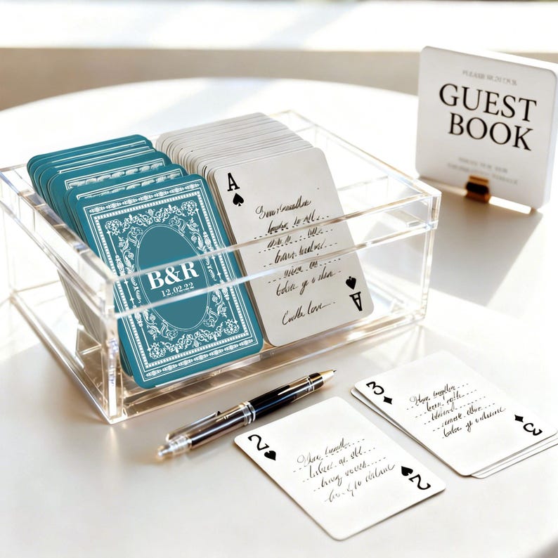 Custom Playing Cards Deck of Cards - Personalized Wedding Photo Cards ...