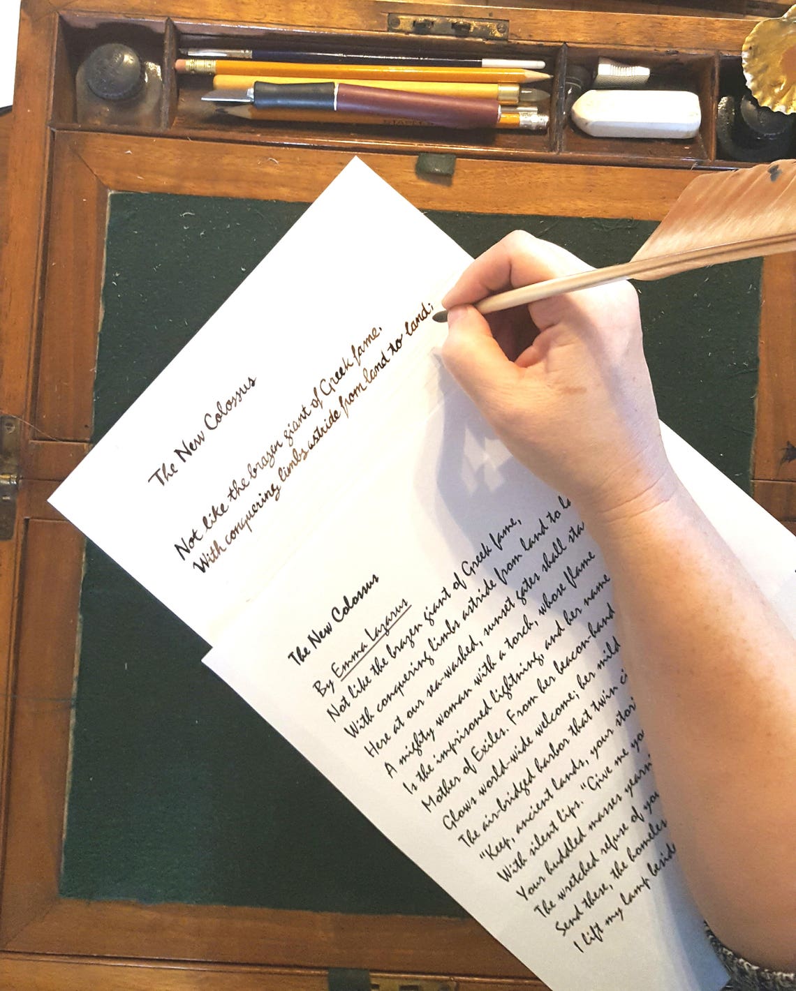 The New Colossus- Poem by Emma Lazarus for the Statue of Liberty - Etsy