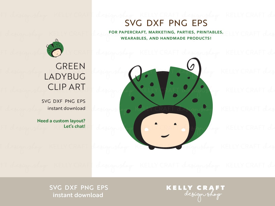 Green Ladybug, Green Ladybug Clip Art, Whimsical, Ladybug Png, Ladybug ...