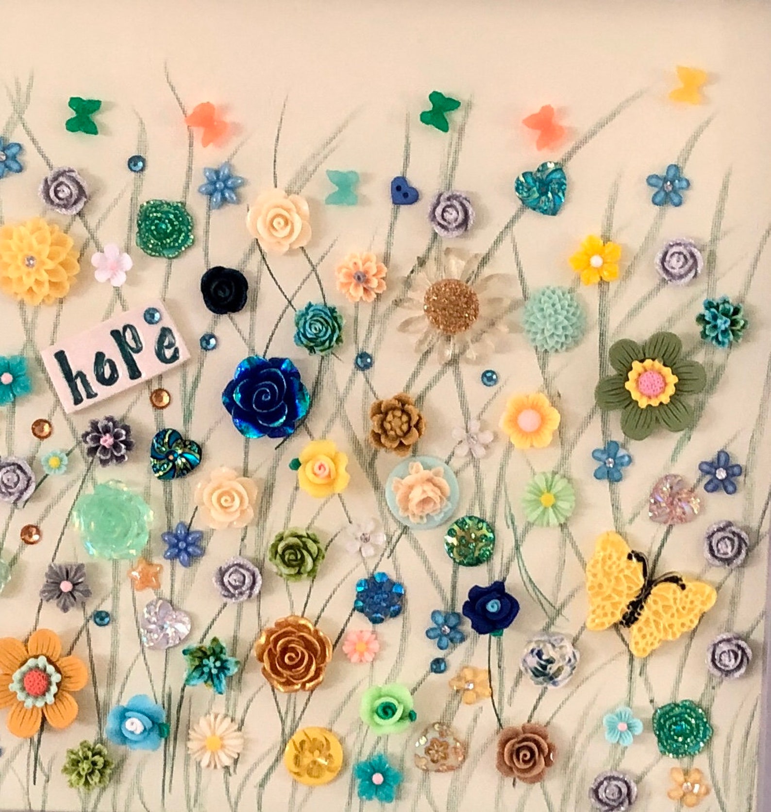 Garden of Hope Button Garden of Hope - Etsy