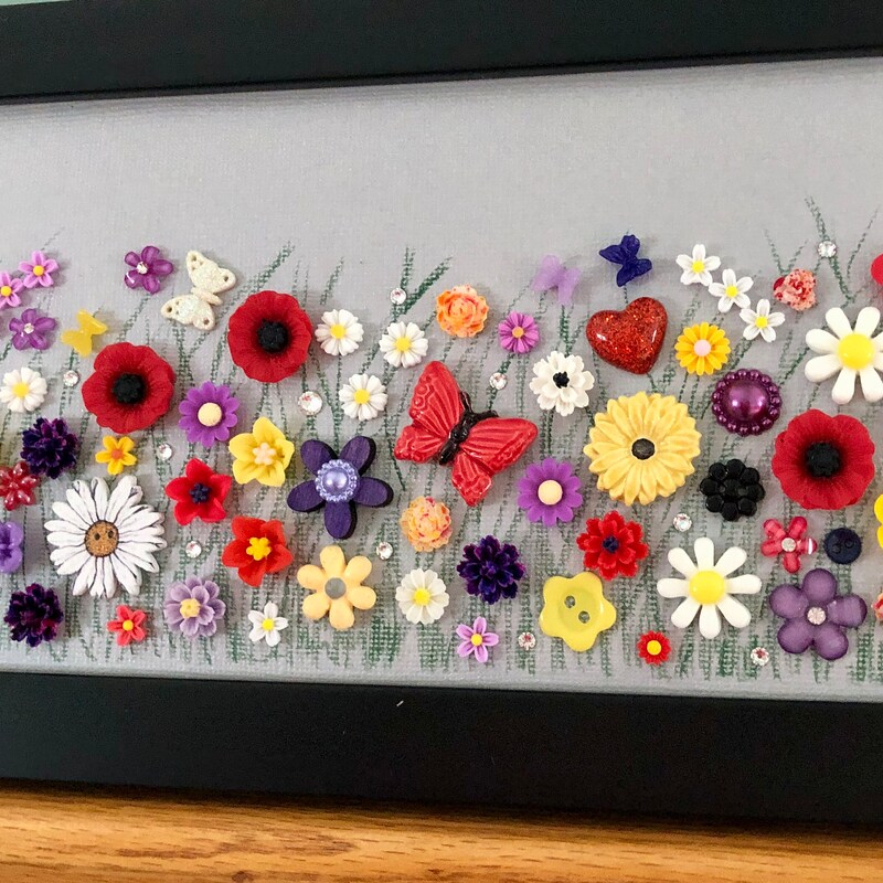 Button Mosaic - Etsy