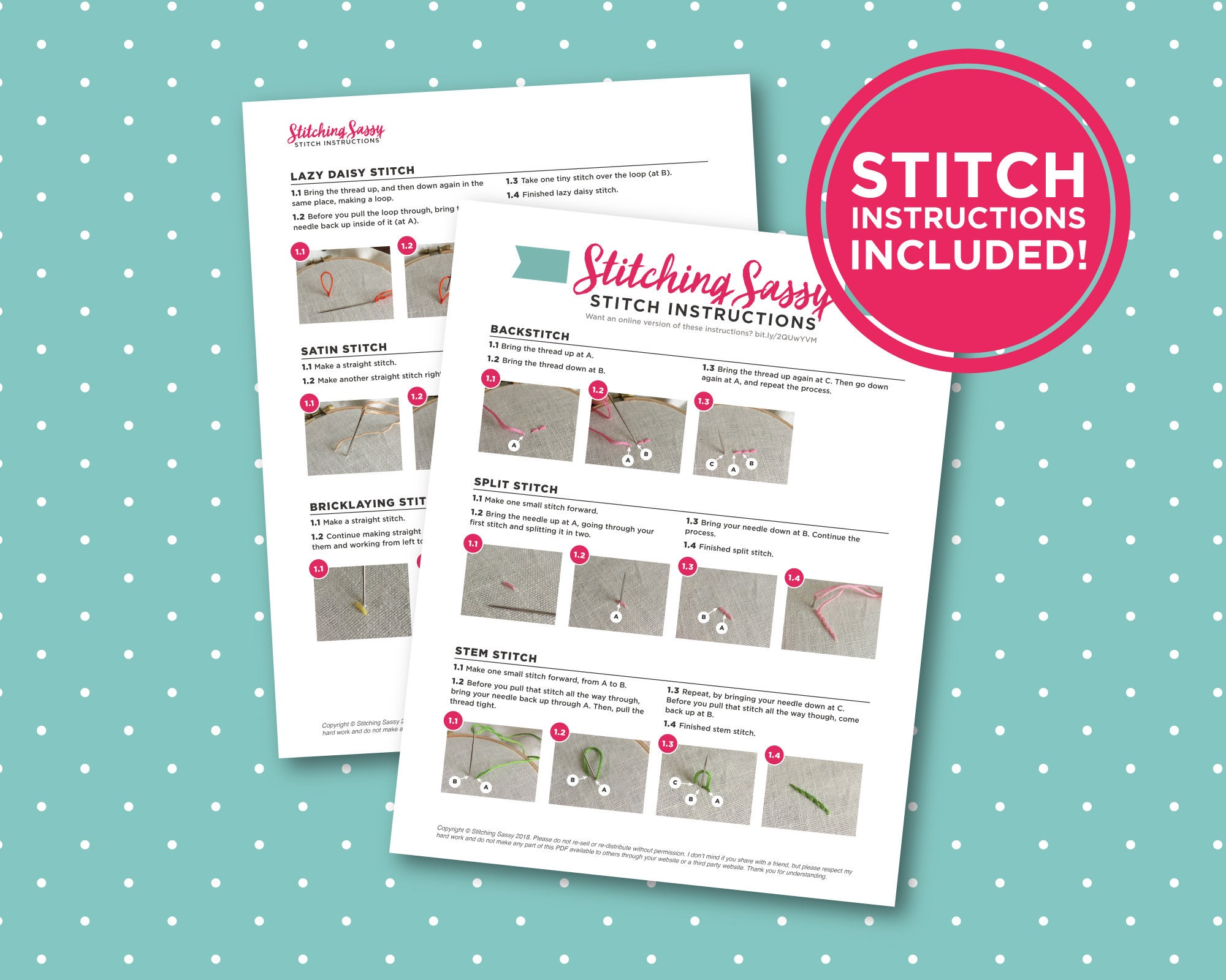 Shit Happens PDF Embroidery Pattern With Instructions | Etsy