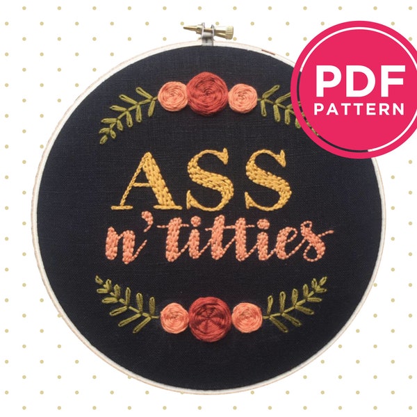 Vulgar Embroidery - Etsy