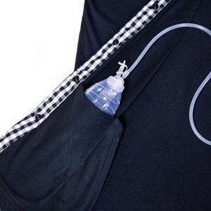 2-pack M Breast Cancer Mastectomy Surgery Shirt With 4 Drain Pockets ...