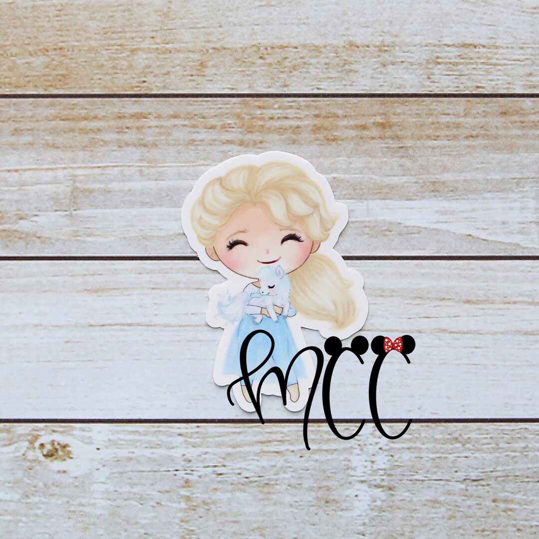 Frozen Elsa Inspired Vinyl Sticker - Etsy