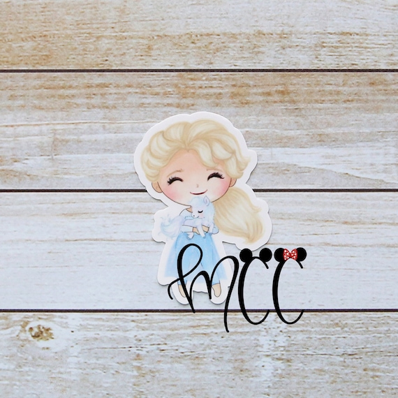Frozen Elsa Inspired Vinyl Sticker | Etsy