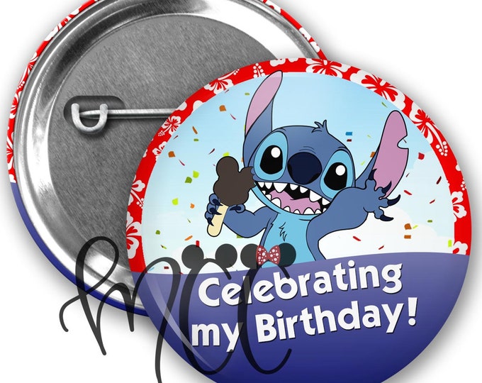 Disney Stitch Buttons Collection Set of 3 Shank Back Jesse James Dress ...