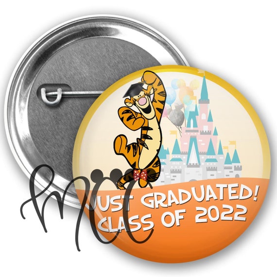 Tigger Inspired Graduation Class of 2022 Park Button | Etsy