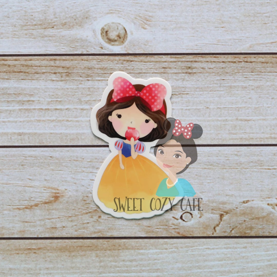 Snow White Inspired Vinyl Sticker - Etsy
