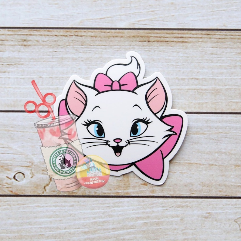 Aristocats Marie Inspired Vinyl Sticker - Etsy