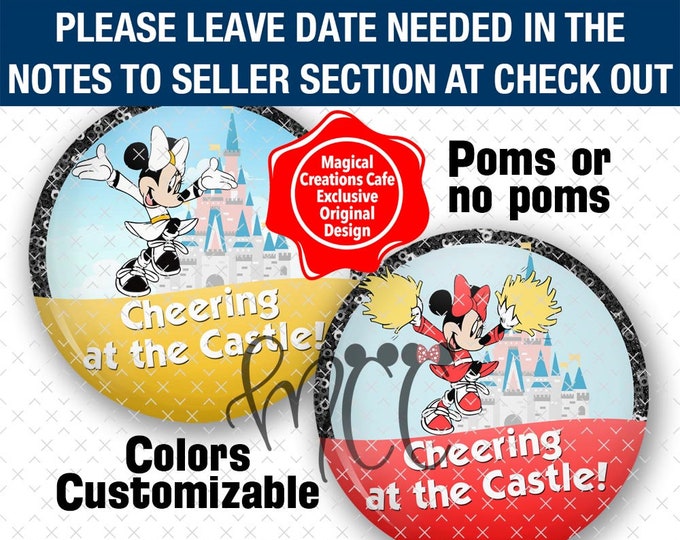 Disney Cheer Summit 2024 Mickey & Minnie Personalized Disney Ears - Etsy