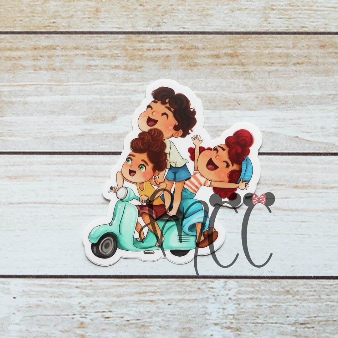 Pixar Luca Vinyl Sticker - Etsy