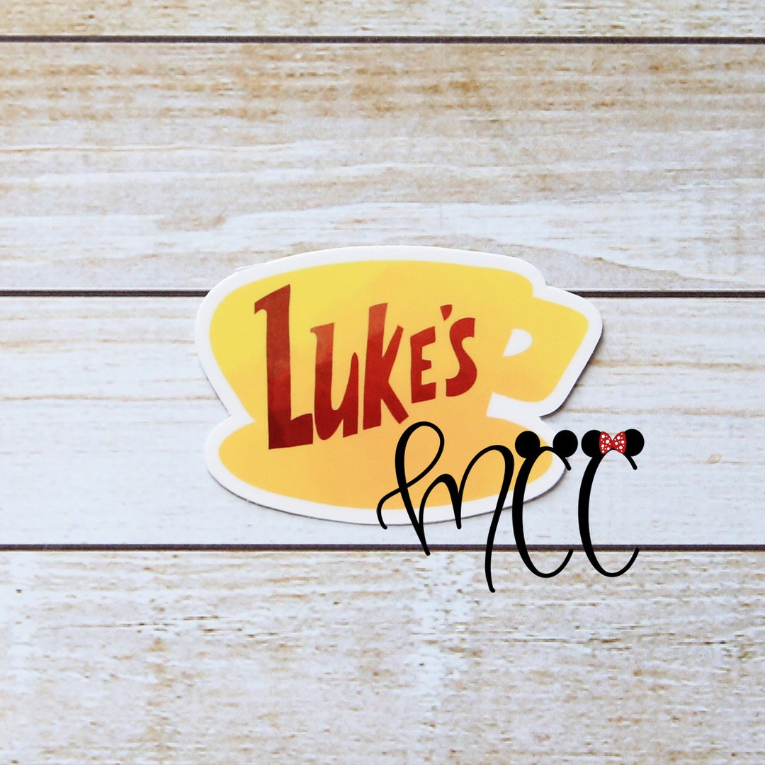 Luke's Diner Vinyl Sticker - Etsy