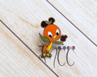 Orange Bird Pin | Etsy