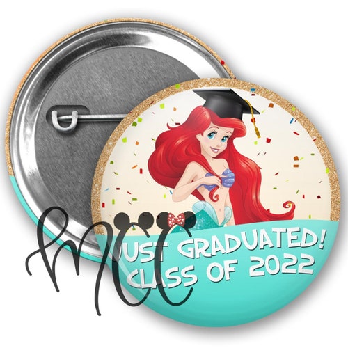 Ariel Inspired Graduation Class of 2022 Park Button - Etsy