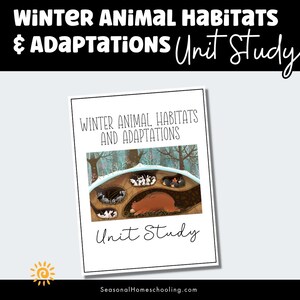 Winter Animal Habitats and Adaptations Unit Arctic, Taiga & Antarctic ...