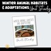 Winter Animal Habitats and Adaptations Unit Arctic, Taiga & Antarctic ...