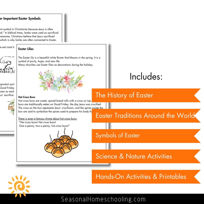 Easter Unit Study for Kids | Printable Homeschool & Classroom ...