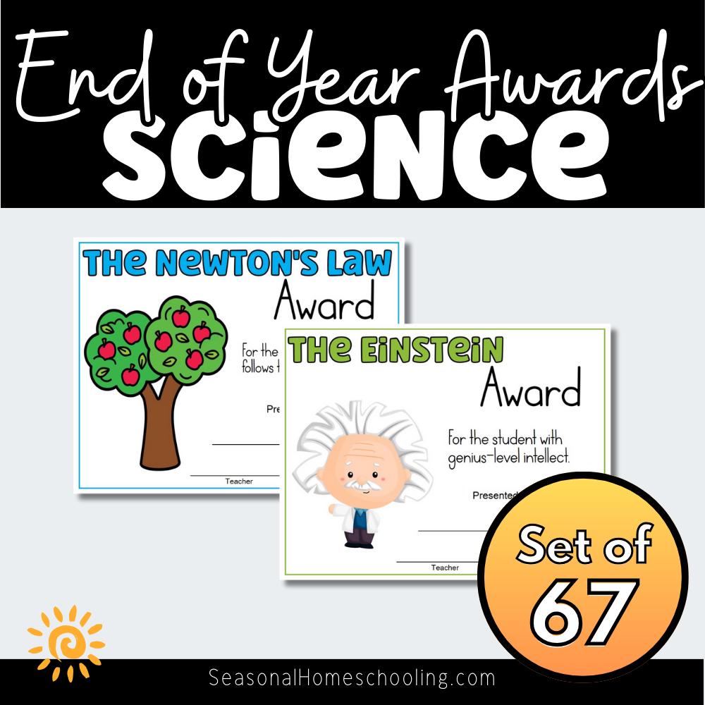 Science Awards: 67 Printable STEM Certificates (PDF) - Etsy