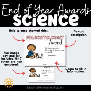 Science Awards: 67 Printable STEM Certificates (PDF) - Etsy