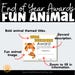 End of Year Classroom Awards - Fun Animal-themed Certificates ...