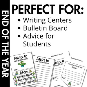 End of Year Writing Activity for Students | Cactus Classroom Decor ...