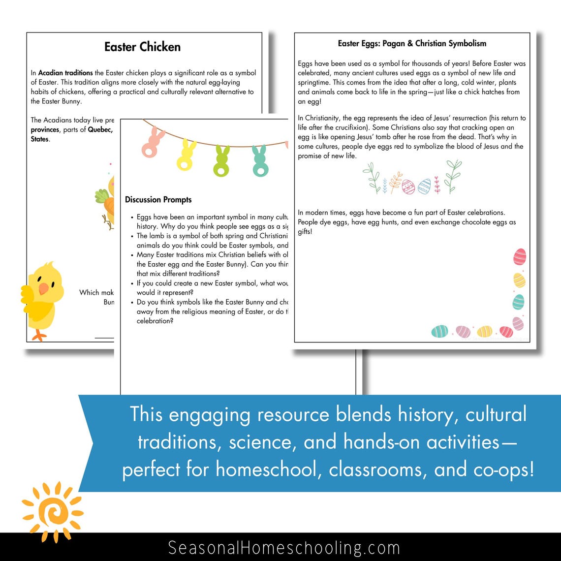 Easter Unit Study for Kids | Printable Homeschool & Classroom ...