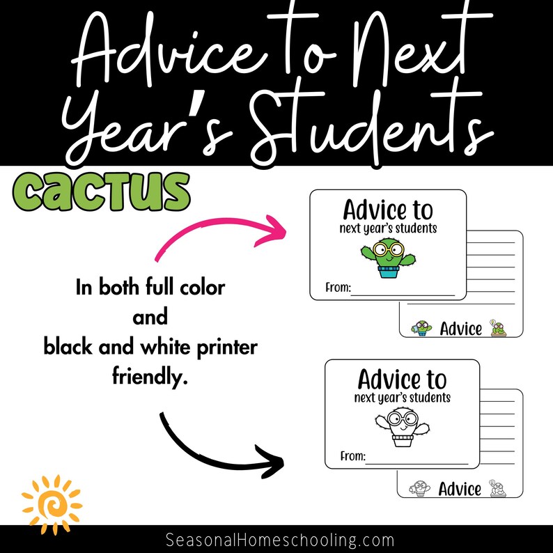 End of Year Writing Activity for Students | Cactus Classroom Decor ...