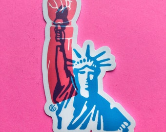 Statue of Liberty Vinyl Decal Sticker - Etsy