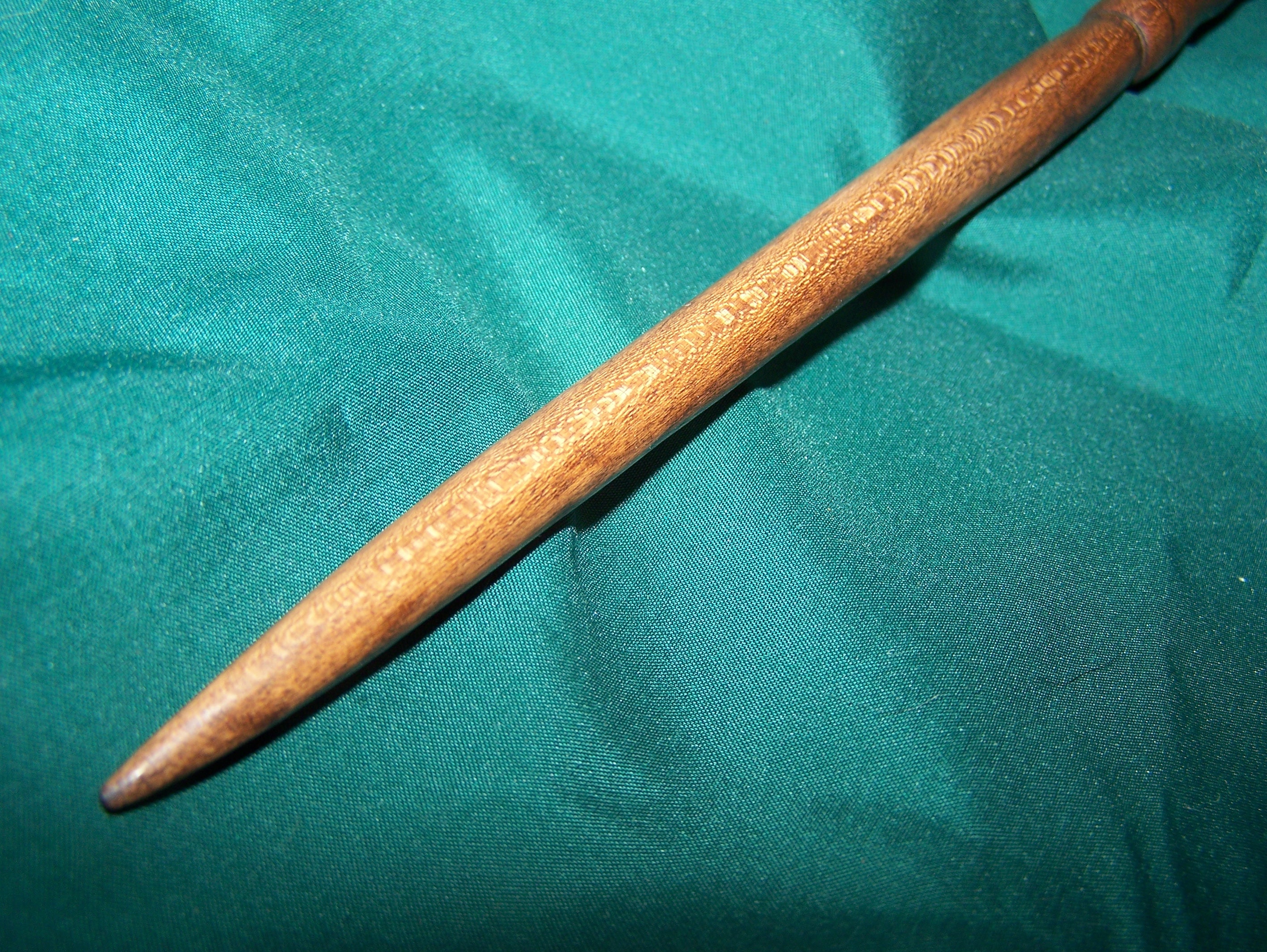 Wooden Magic Wand #23 Hand Turned Cherry Wand. Supplied in Presentation ...